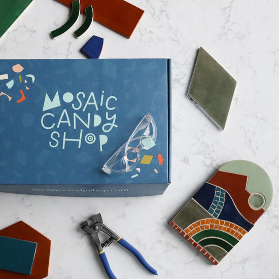 DIY Mosaic Kit - Canyon Earthy Tones | Beginner Craft Kit | Mosaic ...
